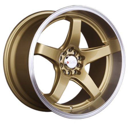 Xxr 555 17x8 5x100/5x114.3 35et Hyper Gold / Ml wheel - Walmart.com