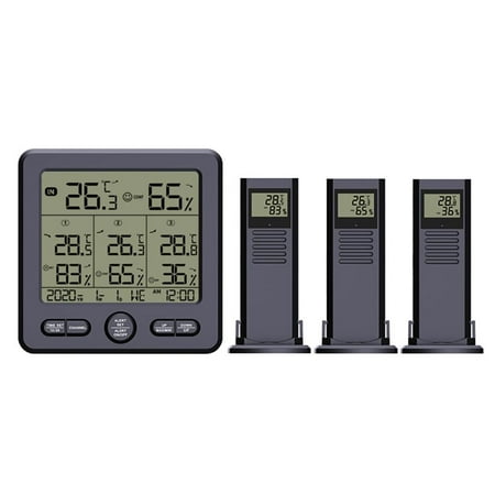 tssuouriy Multifunctional Wireless And Hygrometer Wireless Indoor ...