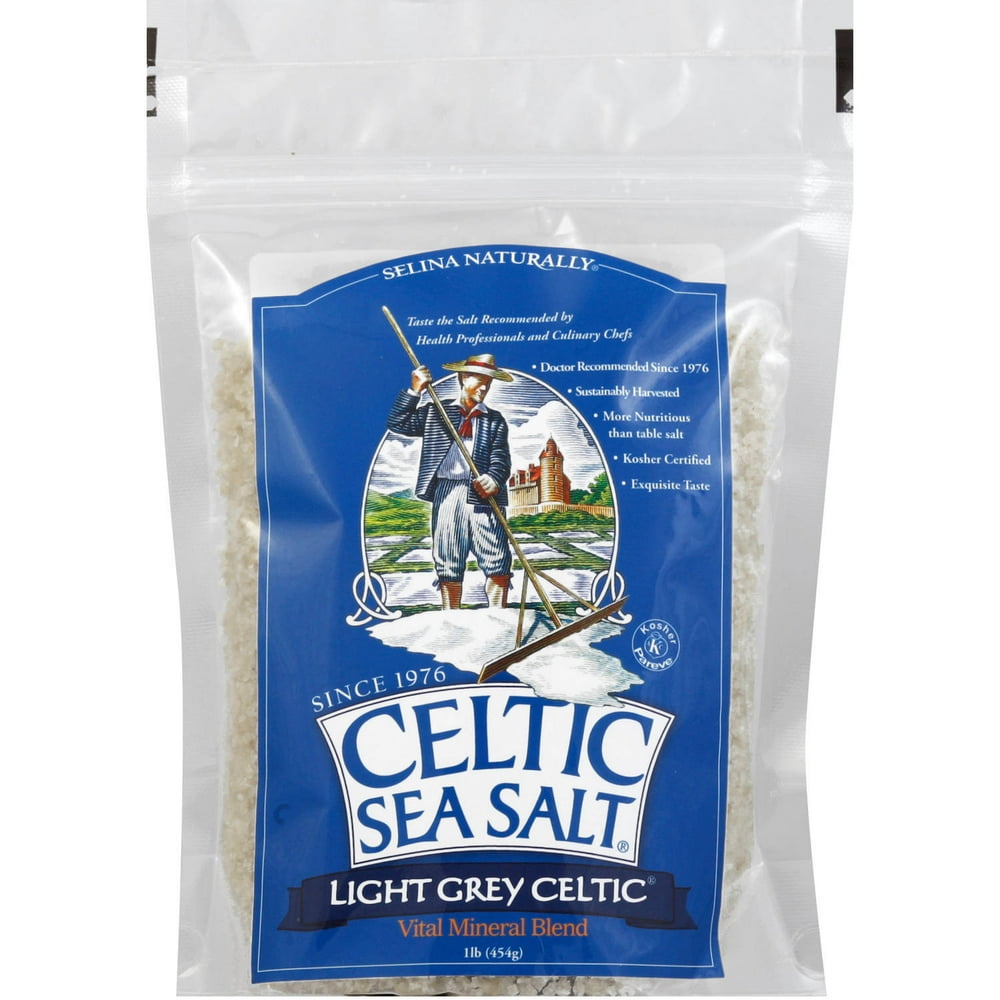 Celtic Sea Salt Light Grey Celtic Sea Salt, 1 lb, (Pack of 6) - Walmart ...