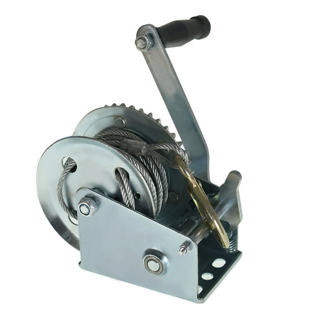 1500lbs Heavy Duty Crank Winch Winch Hand Winch Gear Winch With 32FT ...