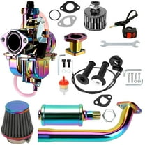 VM22 26mm Carburetor Exhaust Pipe Muffler Jet Kit for Predator 212cc ...