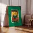 Affixzi Bold Yellow Indian Chai Wall Art, Modern Tea Illustration for ...