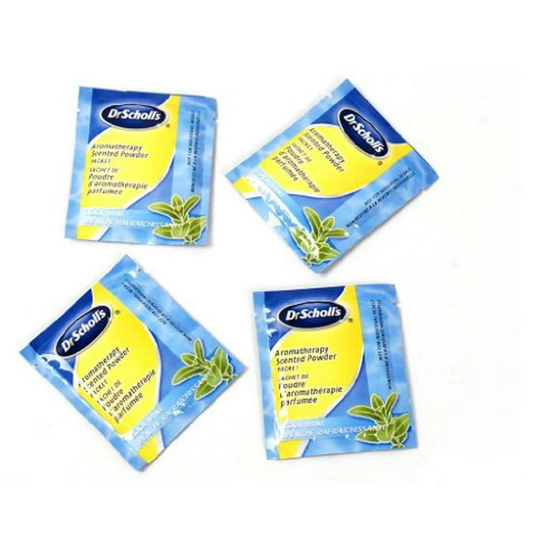 Dr. Scholls Aromatherapy Scented Powder Refill Packets for Foot Spa ...