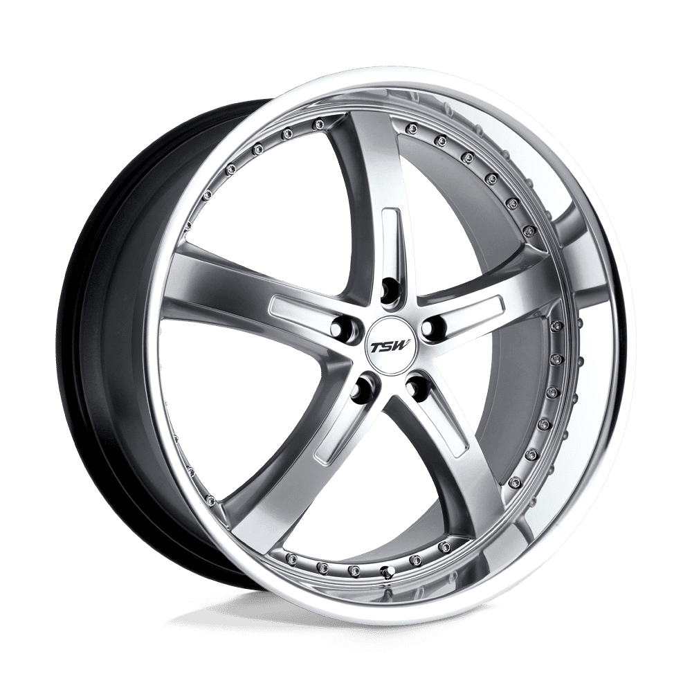 TSW Cast Aluminum Rim TWJAR 19X9.5 5X120 HYPR SLV MRLIP 20MM ...