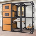Catio Outdoor Cat Enclosure Large Cat Enclosure 4 Tiers Outdoor Cat ...