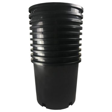 Pro Cal 3 Gallon Size Plant Containers, Premium Nursery Black Plastic ...
