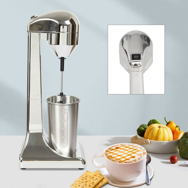 Wuzstar Electric Milk Shaker Maker Stainless Steel Drink Mixer Shake ...
