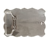 Rectangular Western Belt Buckle with Turquoise Stone - Walmart.com