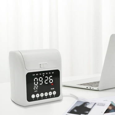 Calculating Time Clock, Electronic Time Recorder, Small Business Punch ...