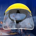 for Weed Whacking,Safety Lightweight Protective Masks with Clear Guard ...