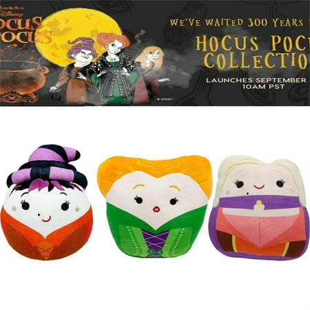 Hocus Pocus Toy Winifred Sarah Mary Sanderson Sisters Halloween Plush ...