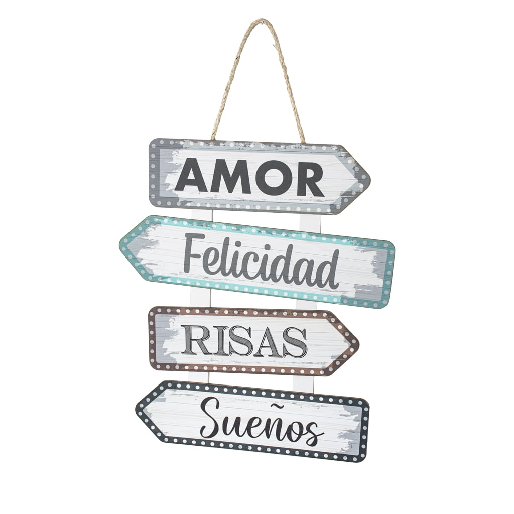 Letrero Mexicano Ch Flechas Amor Blanco | Walmart en línea