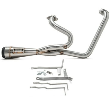 Rinehart Racing Chrome Slimline 4" and 4.5" Dual Header With Baffles ...