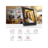 Aluratek 8" Slim Digital Photo Frame with Auto Slideshow (1024 x 768 ...