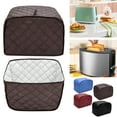 Toaster Cover Polyester Quilted Four Slice Toaster Appliance Cover Dust ...