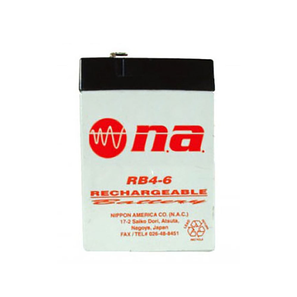 Nippon America RB4-6 6-Volt Rechargeable Lead Acid Batteries for Toys ...
