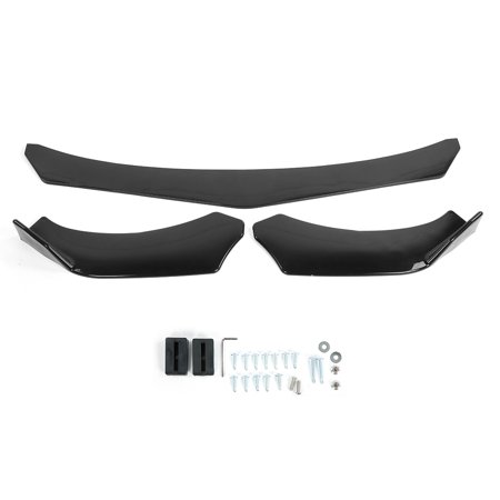 Front Lip Spoiler Car Front Deflector Diffuser Chin Bumper Body ...