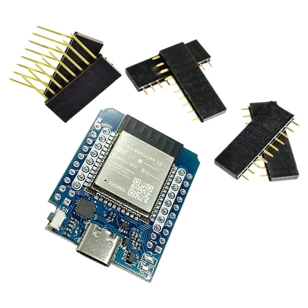 Placa módulo desarrollo ESP32 ESP-32S compatible con dientes para Azul ...