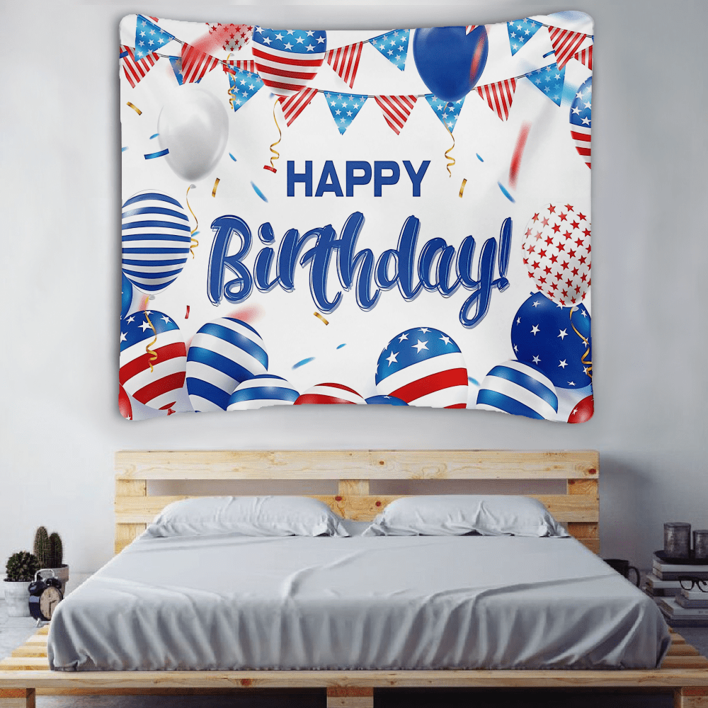 Hanging Photography Backdrops Happy 4th of July Pretty Breathable ...