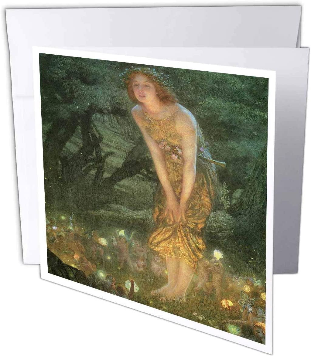 Midsummer Eve by Edward Robert Hughes - Greeting Card, 6 x 6 inches ...