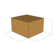 100 New Corrugated Boxes - 4x4x20 - 32 ECT - LxWxH - Walmart.com