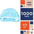 Blue Disposable Bouffant Caps Medical, 21 Inches. Pack of 1000 ...