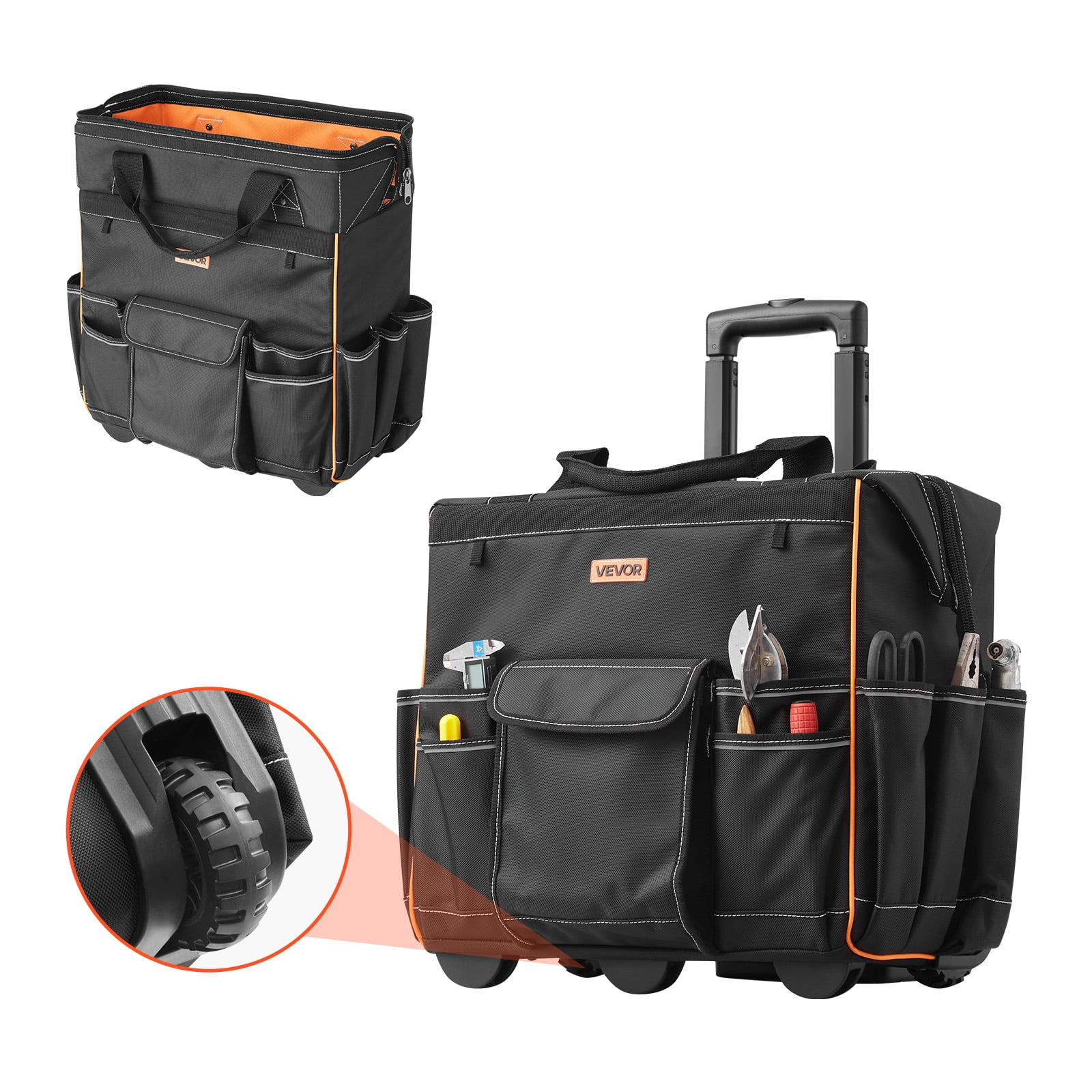 Click here for Vevor Rolling Tool Bag 25 Pockets Heavy Duty Rolle... prices