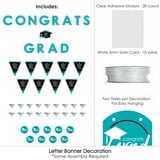 Big Dot of Happiness Teal Grad - Best is Yet to Come - Turquoise Party ...