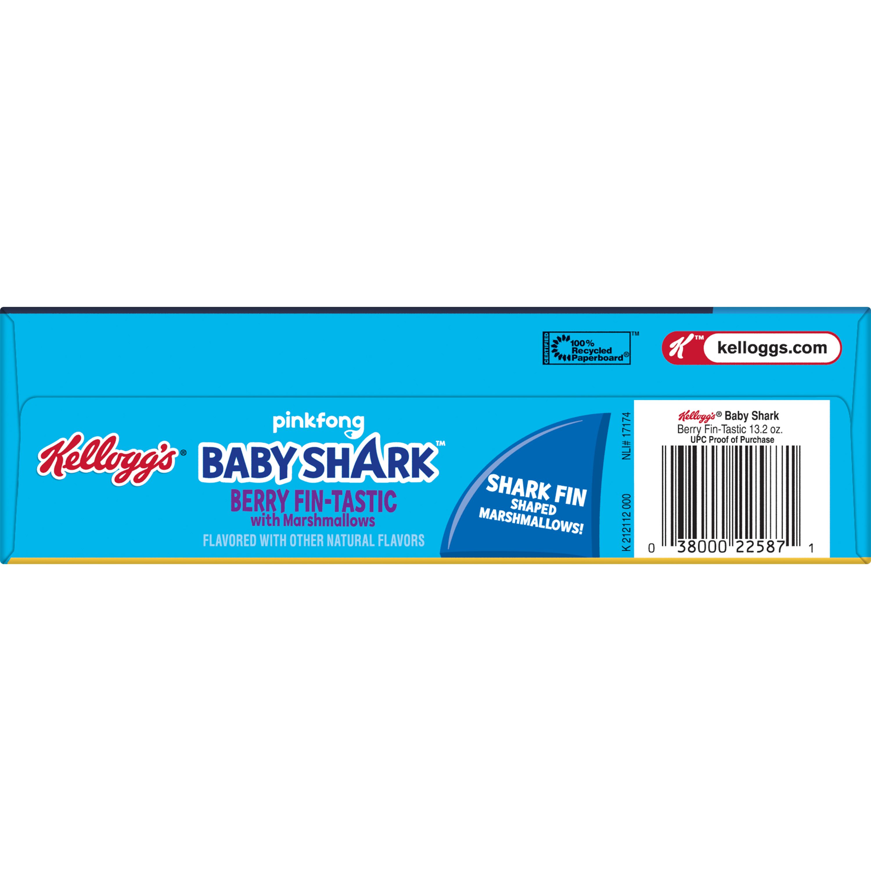 Buy Kellogg's Pinkfong Baby Shark Breakfast Cereal, Berry Fin-Tastic ...