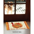 Toland Home Garden Turkey Thanks Thanksgiving Fall Door Mat 18x30 Inch ...