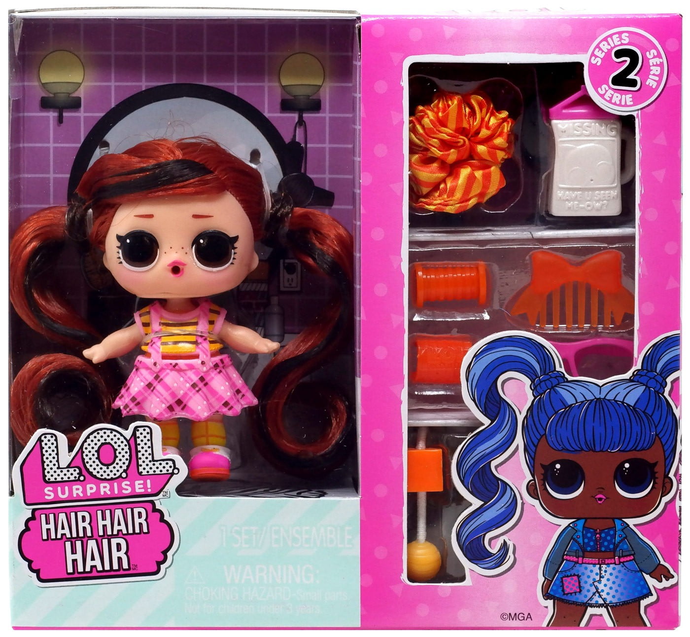 LOL Surprise Hair Hair Hair Series 2 Peanut Buttah Fashion Doll ...