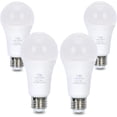 4 Pack 3 Way LED Light Bulbs 50 100 150Watt Soft White 3000K Equivalent ...