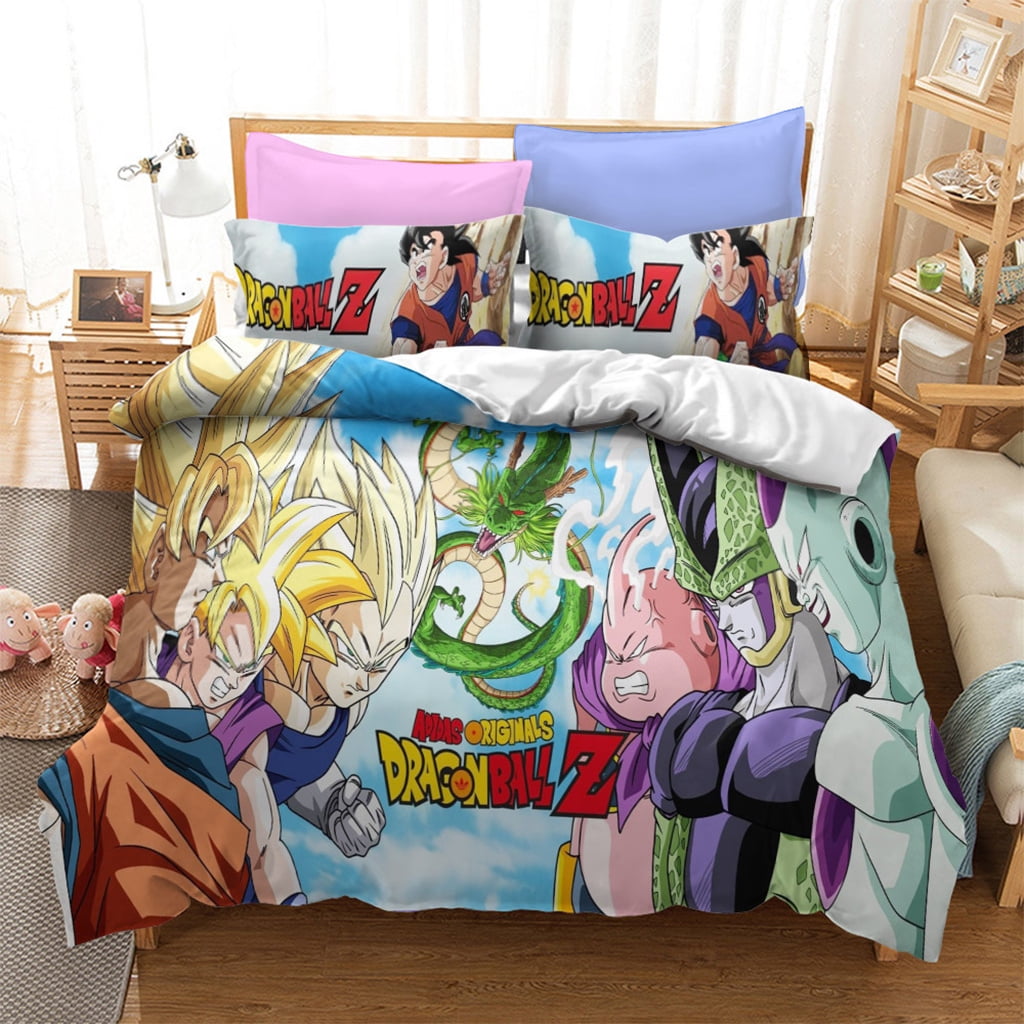 Anime Dragon Ball Z Bedding Bed Set Twin Full Queen King Size Goku