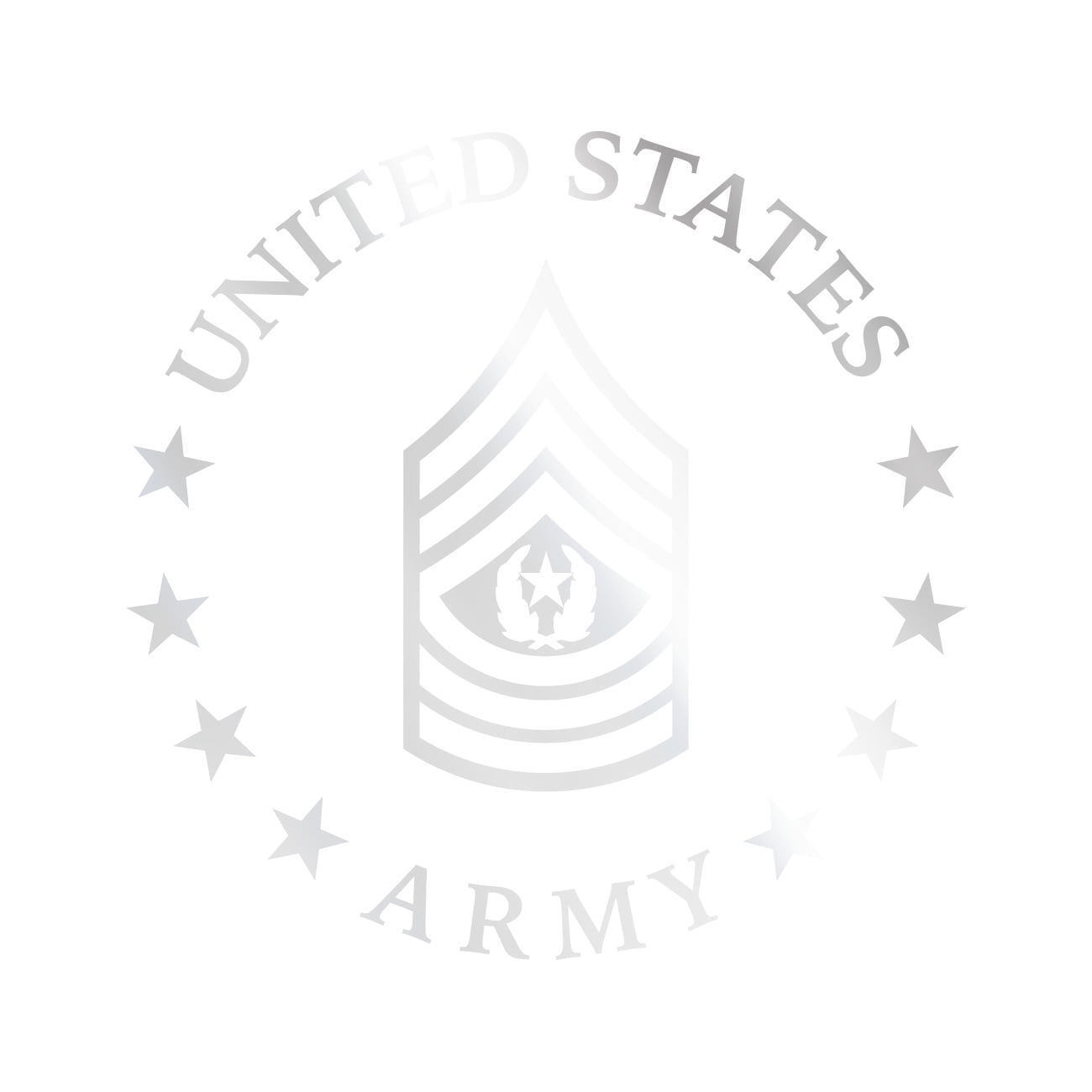 E-9 Sergeant Major of the Army US Army Rank Sticker Decal Die Cut ...