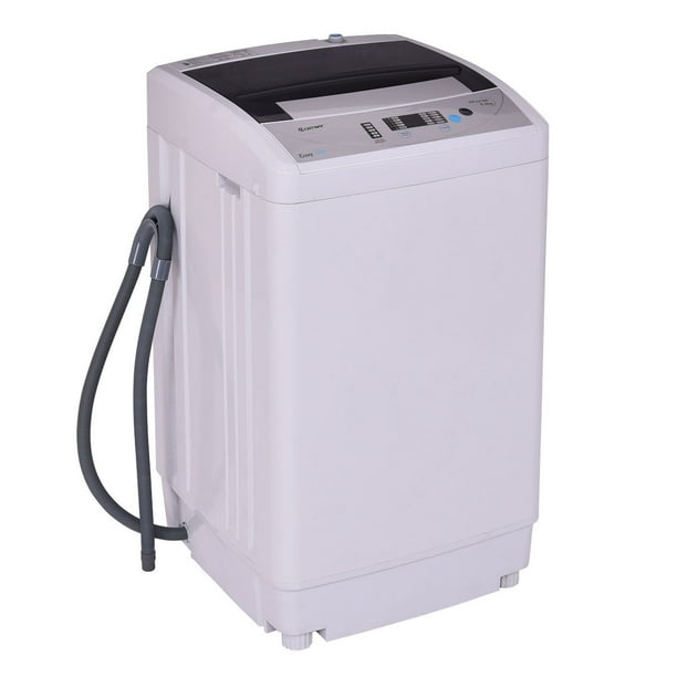 Costway Full-Automatic Laundry Washing Machine 13.2Lbs Washer/Spinner W ...
