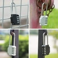 4-Digit Combination Lock, Outdoor Waterproof, Resettable for Gym ...