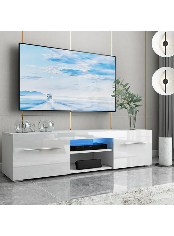 White TV Stands in TV Stands & Entertainment Centers - Walmart.com