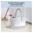 Cleaning Bucket Rectangular 4-Gallon with Handle & Pour Spouts ...