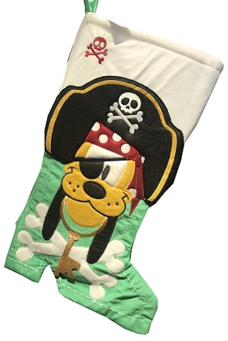 Disney Parks Pirate Pluto Christmas Holiday Stocking New with Tags ...