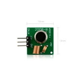kwmobile 433 MHz Transmitter and Receiver Module Kit for Remote Control Raspberry Pi Arduino ...