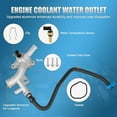 Aluminum Coolant Water Outlet Kit with Hose Sensor for Chevy Cruze ...