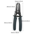 Multifunctional Hand Tool Cable Cutter Crimper Pliers for Stripping and ...