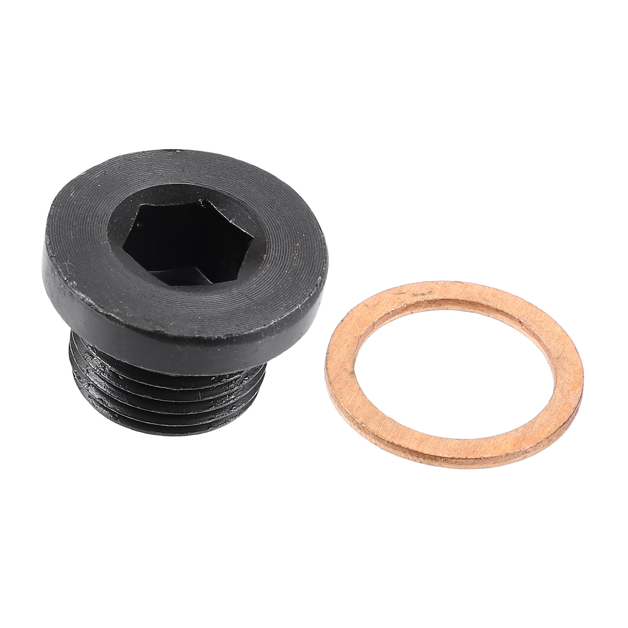 M18x1.5 Steel Engine Oil Drain Plug Screw with Gasket for BMW 545i 550i ...