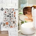 Halloween Themed Elements Bath Towel 100% Cotton Soft Thick High ...