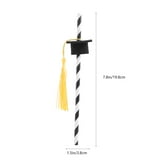 Worgeous 12pcs Graduation Season Graduation Cap Straw Graduation Party ...
