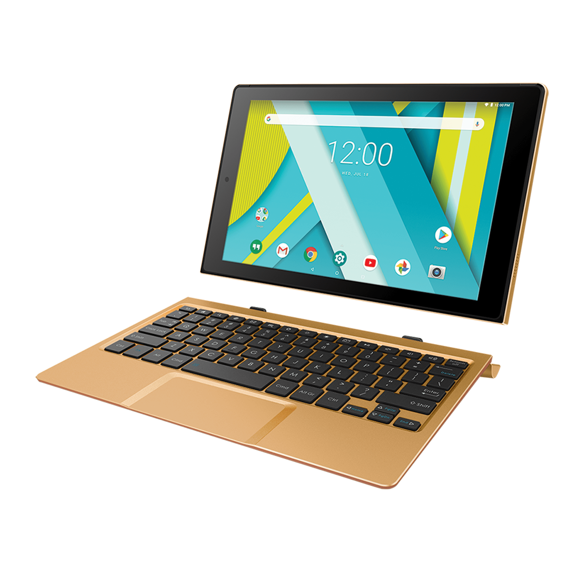 Compaq 10" HD IPS Android 32GB Quad-Core Tablet with Docking Keyboard ...