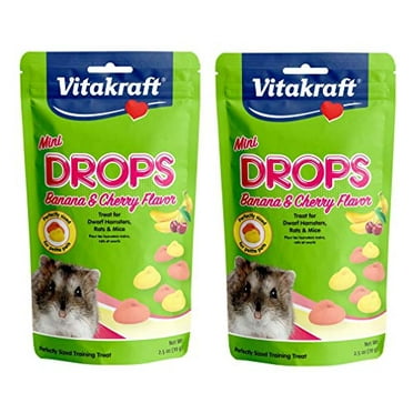Vitakraft Drops Yogurt Dry Hamster Treat, 5.3 Oz - Walmart.com