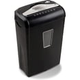 High-Security 8-Sheet Micro-Cut Paper Credit Card Shredder Black ...