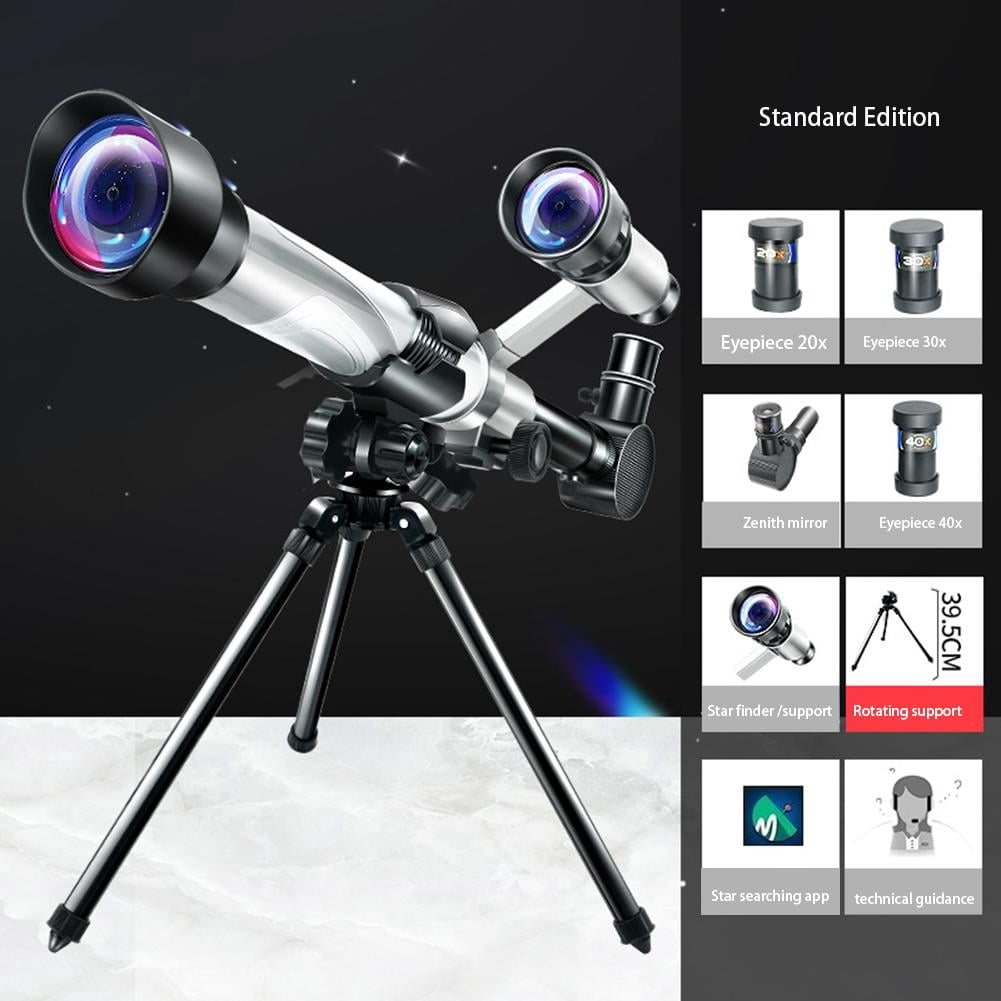 Telescopio astronómico HD Niños Estudiante Observación de estrellas ...