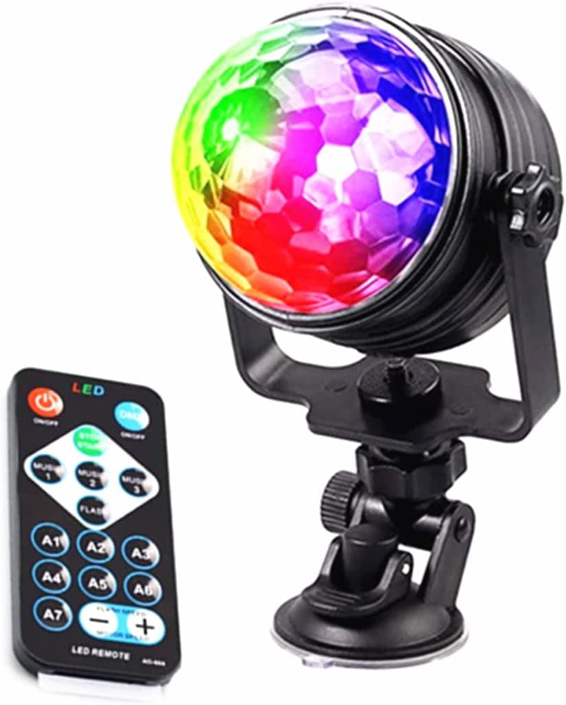 LINLIN Party Lights USB Portable RGB Disco Ball Light Dj Lighting ...